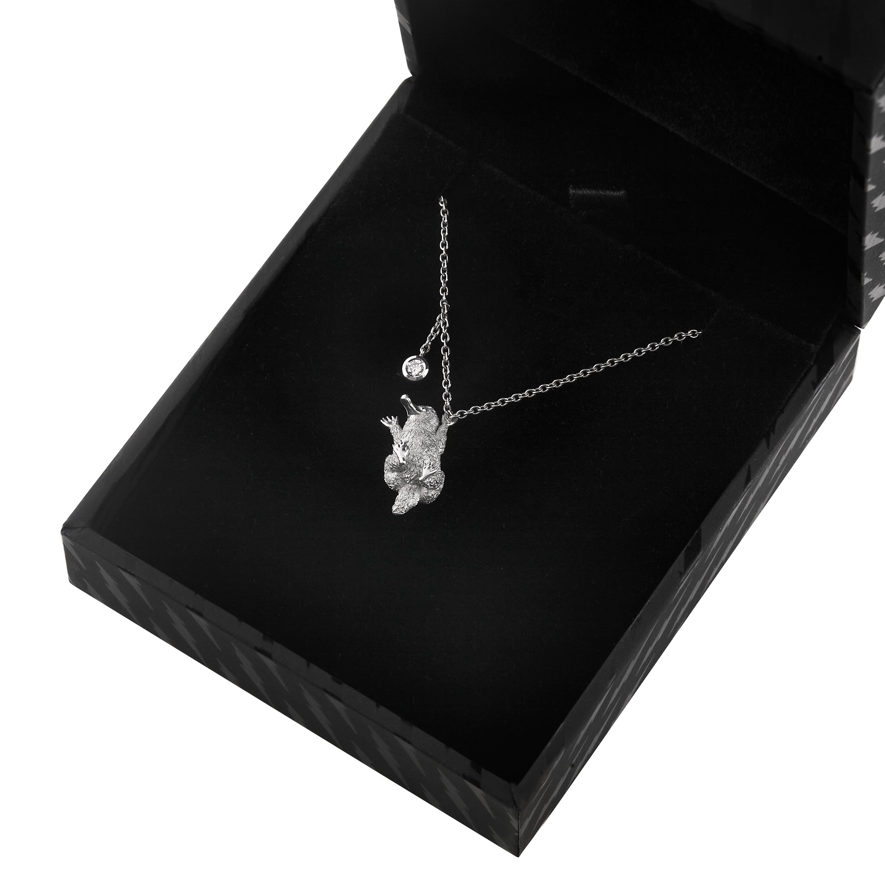 Niffler Chasing a Diamond Necklace – Freeman Jewellery Design